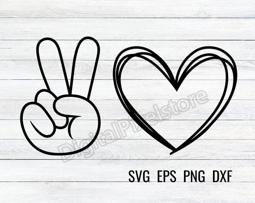 Peace Love Svg,hand Peace Sign Svg,peace Sign Svg,peace Hand Svg,peace ...