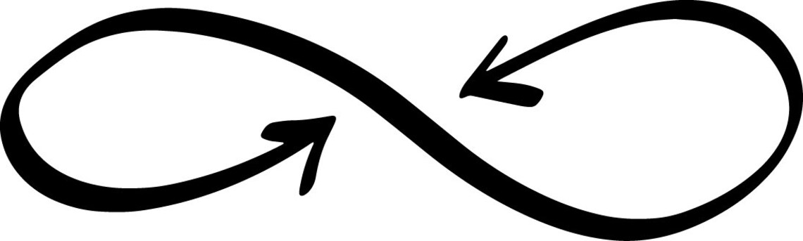 Infinity Symbol SVGinfinity svg bundleinfinity Silhouette | Etsy