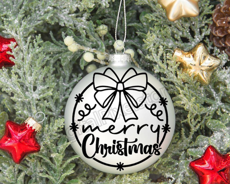 Christmas Ornament SVG Bundle: Holiday Cut Files (digital Download) - Etsy