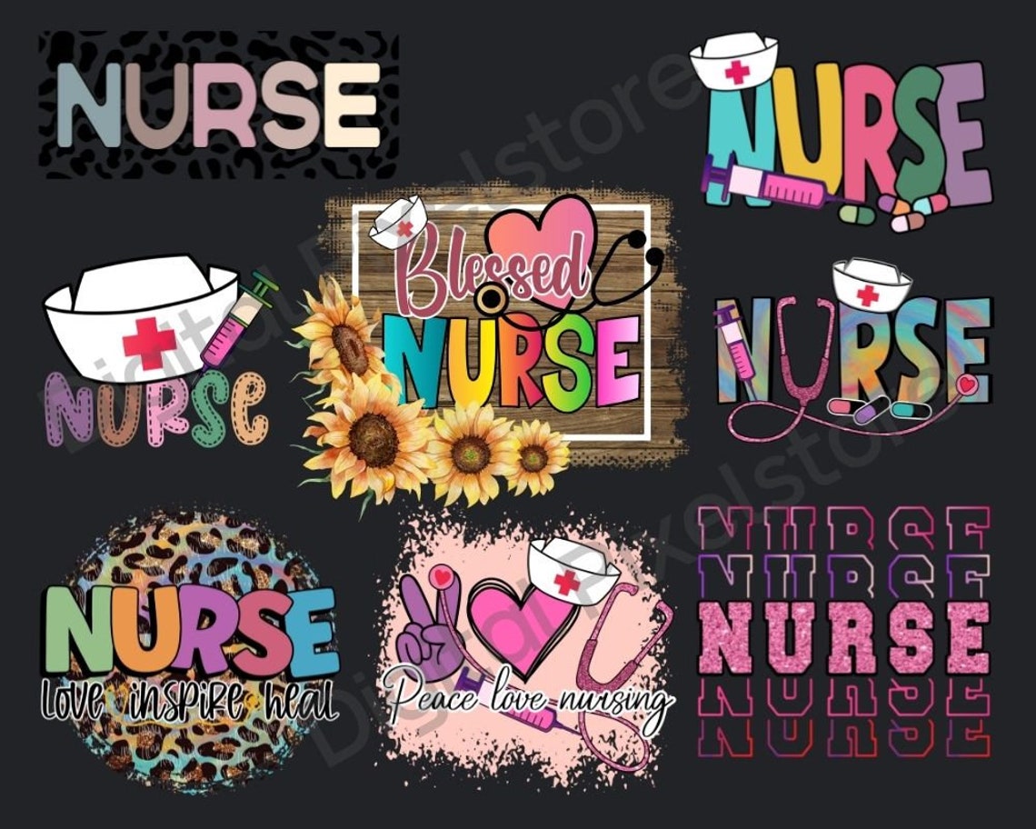 Nurse Sublimation Design Bundlenurse Pngnursing Pngnurse - Etsy