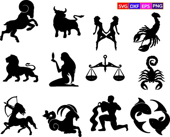 Sternzeichen Svg Sternzeichen SVG Bundle Sternzeichen | Etsy