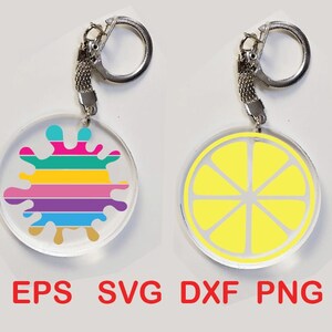 Keychain SVG Bundle: 20 Round Pattern Designs (digital Download) - Etsy