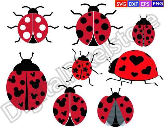 Ladybug Svgladybug Bundle Svgladybug Files for | Etsy