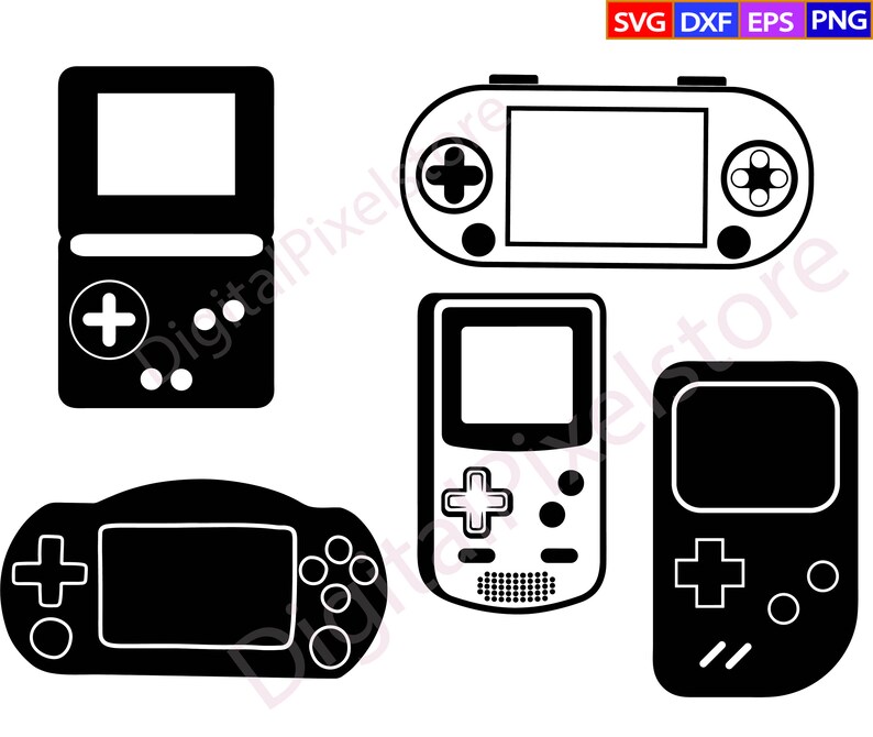 Gaming Controller Svggame Controller Svggamer Controller - Etsy