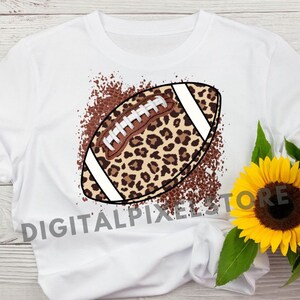 Football Leopard Png,leopard Football Sublimation Design,football ...