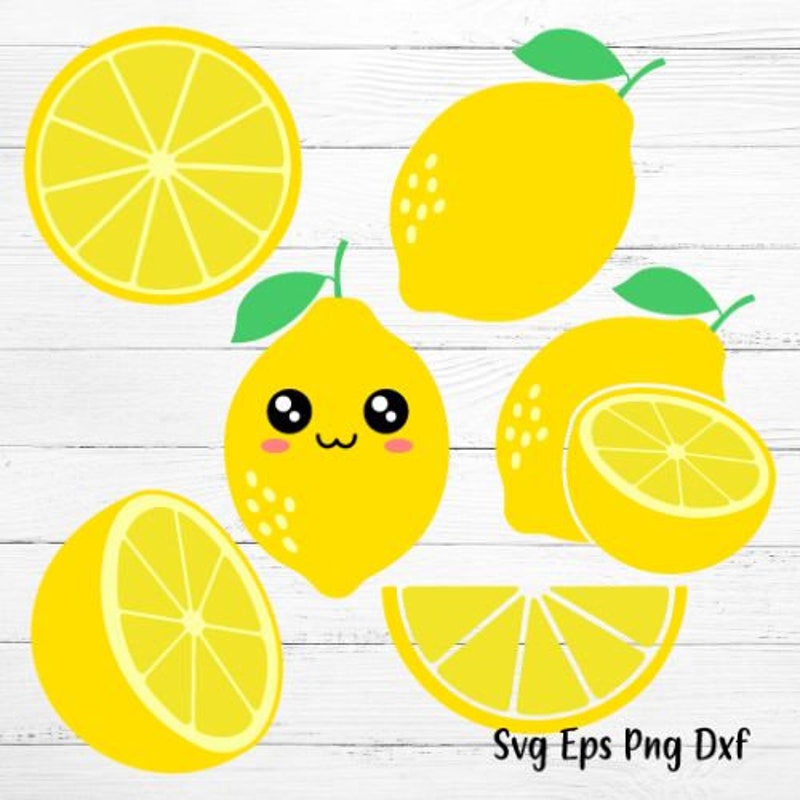 Lemon Svg - Etsy