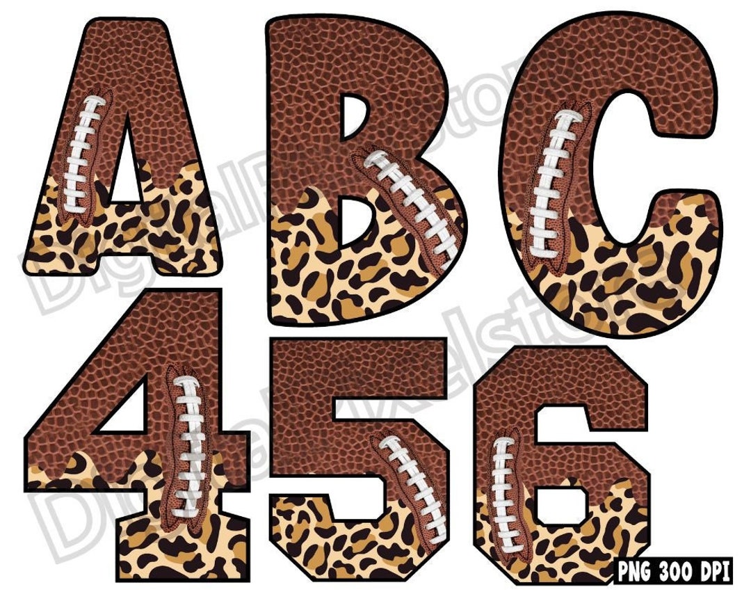 American Football Letters Png,football Alphabet Font Png,football Font ...