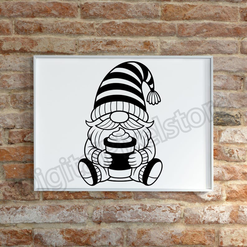 Fall Gnome SVG Bundle: Autumn Pumpkin Outline Designs (digital Download ...