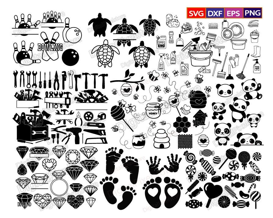 3000mega Bundle Svgsvg Files for Cricutsilhouette Cut - Etsy