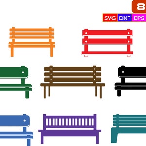 Bench Svg,bench Bundle,bench Cut Files for Silhouette, Files for Cricut ...