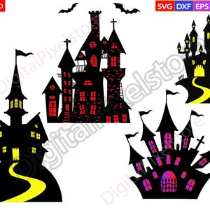 Haunted House Halloween Svg,haunted House Svg,halloween Castle Svg ...
