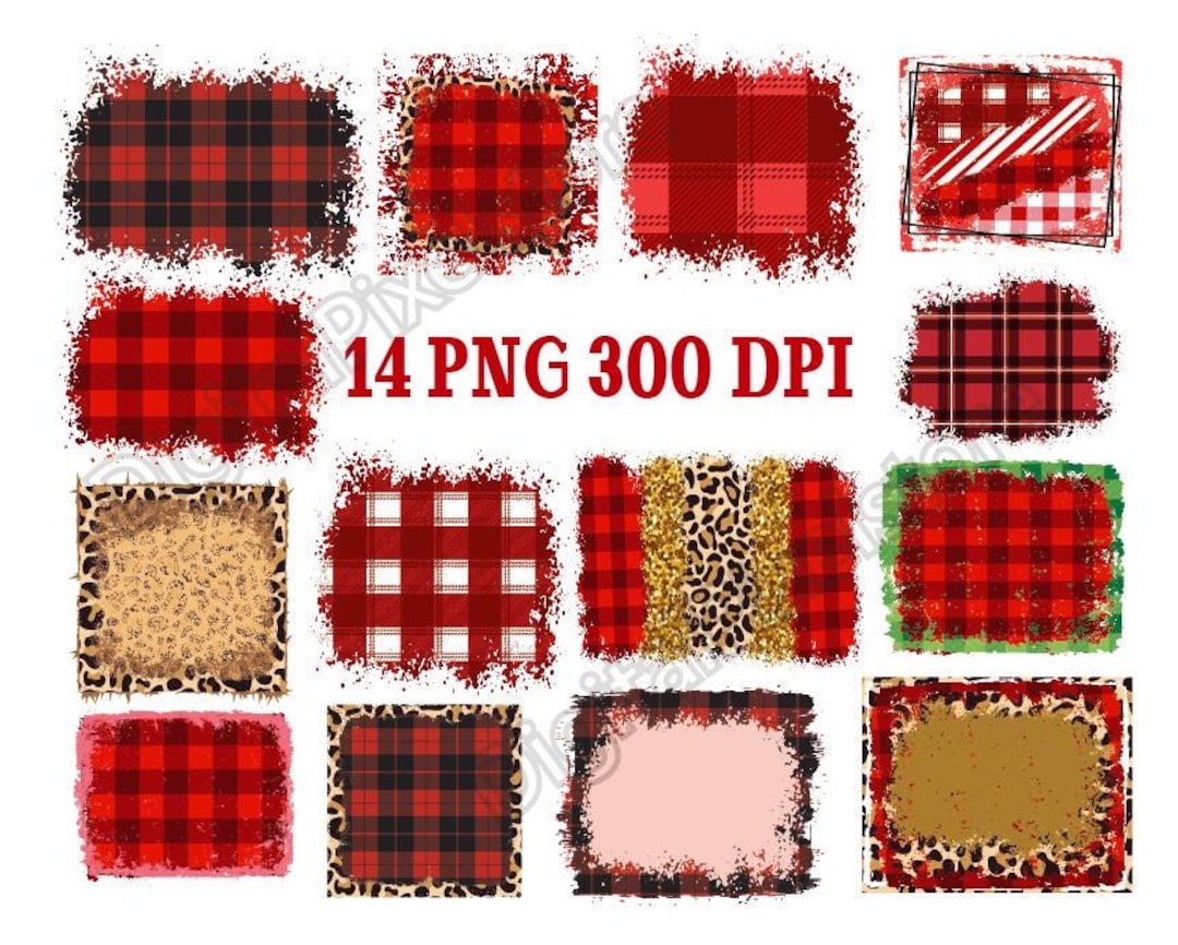 Christmas Background Png,sublimation Patches Png,christmas Plaid ...