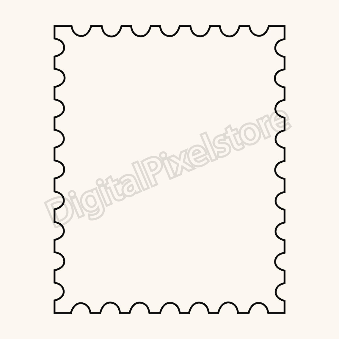 Postage Stamp SVG Bundle: Cricut Cut Files (digital Download) - Etsy