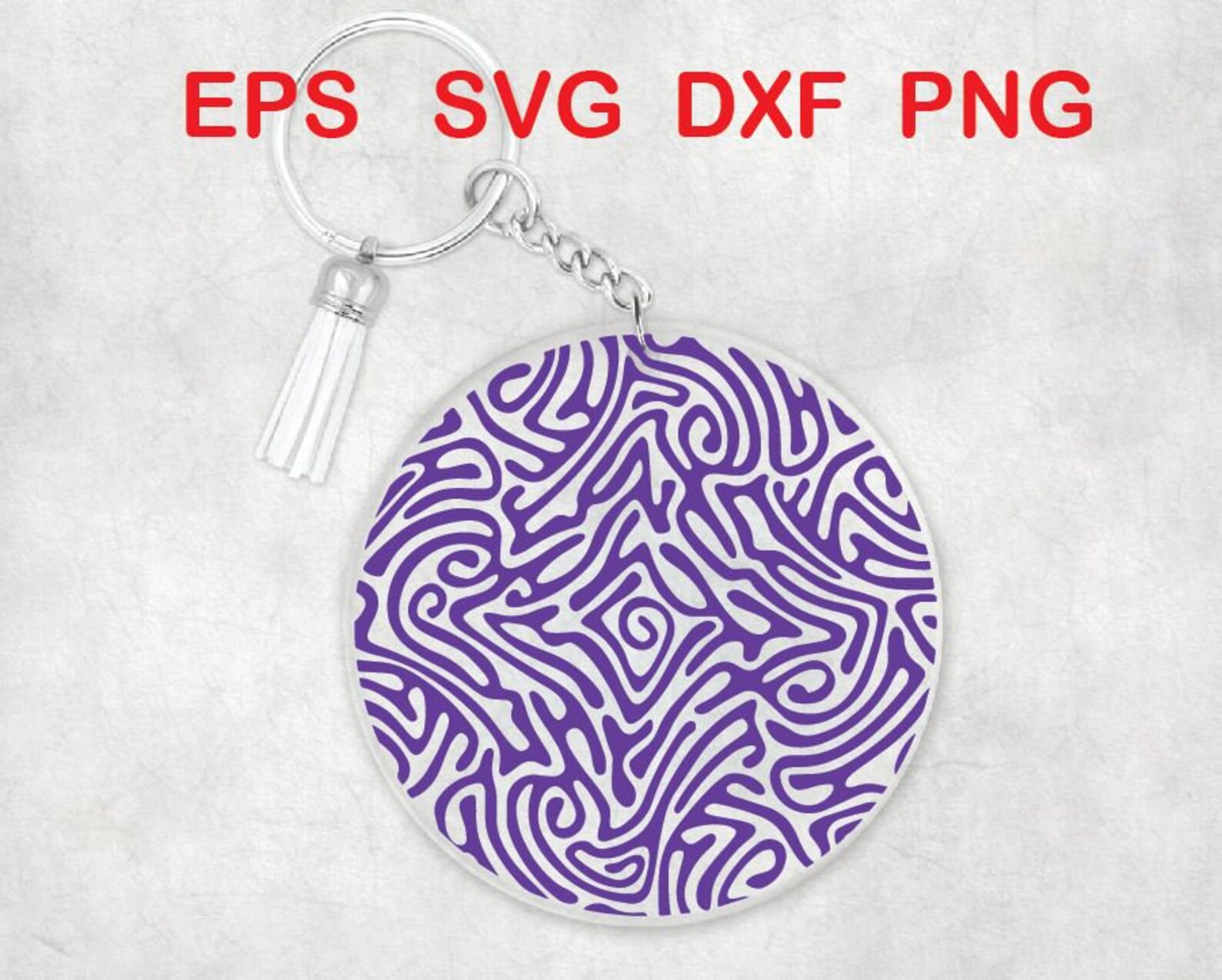 Keychain Svgkeychain Svg Bundlekeychain Designround Pattern - Etsy