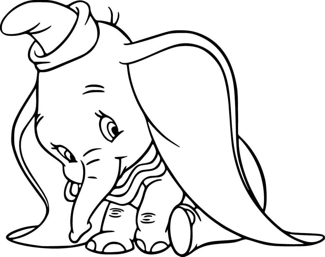 Dumbo silhouette svgdumbo bundle svgdumbo cricutdumbo | Etsy