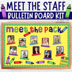 Meet Staff Bulletin Board - Etsy