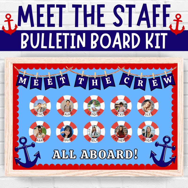 Meet Our Staff Bulletin Board - Etsy
