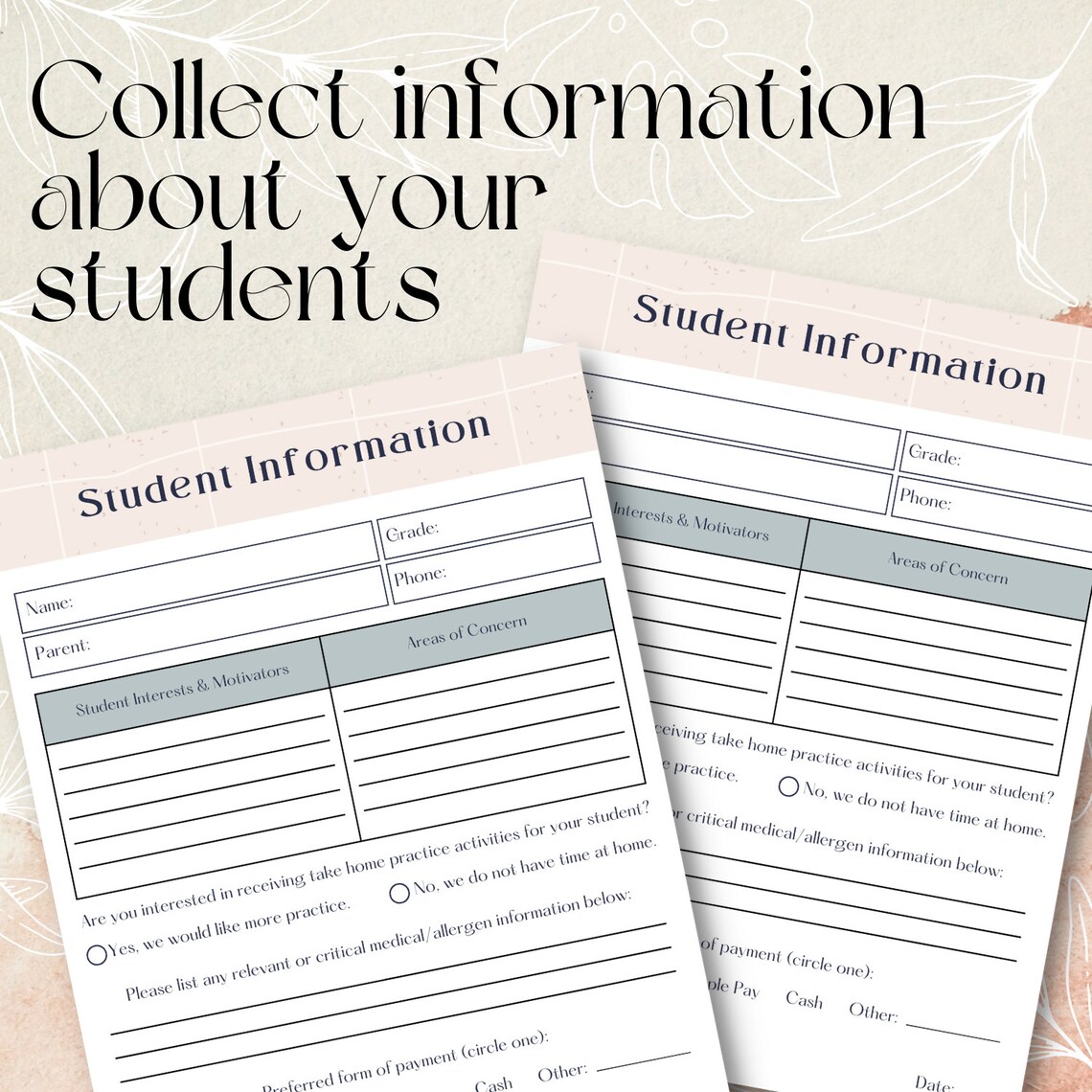 Tutoring Business Binder: Session Trackers, Lesson Plans (digital ...