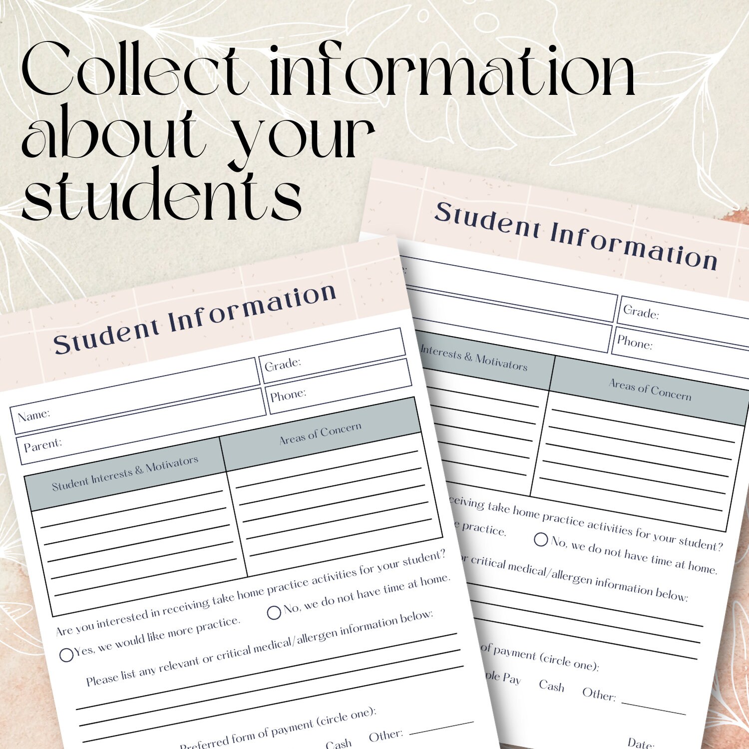 Tutoring Business Binder: Session Trackers, Lesson Plans (digital ...