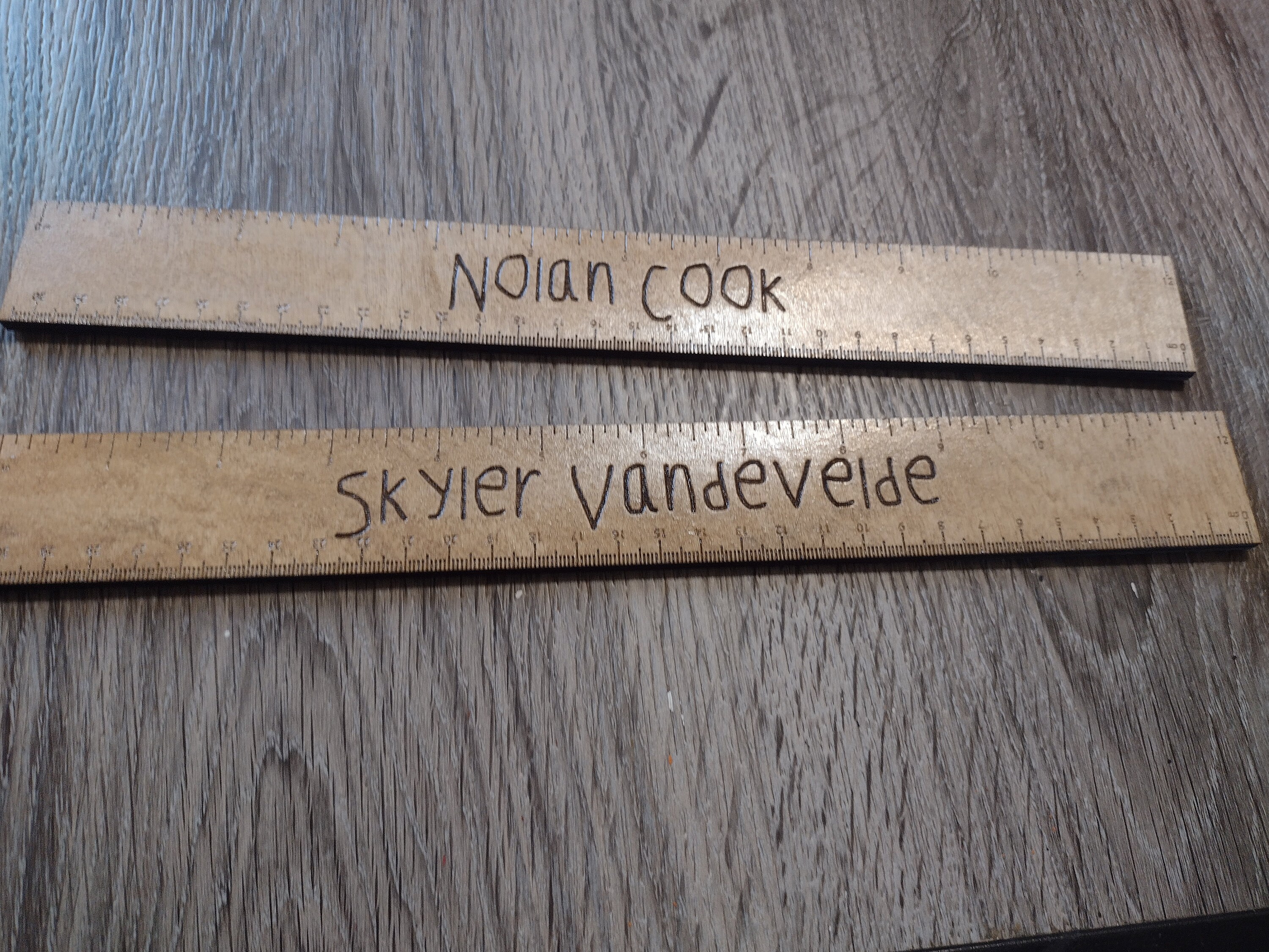 Personalized Wooden Rulers - Etsy