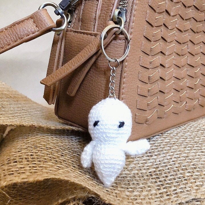Ghost Keychain /ghost Keyring /kawaii Keychain / Amigurumi - Etsy UK