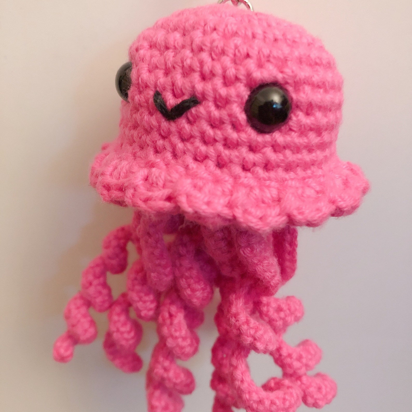 Jellyfish Keychain / Kawaii Keychain / Amigurumi Crochet | Etsy