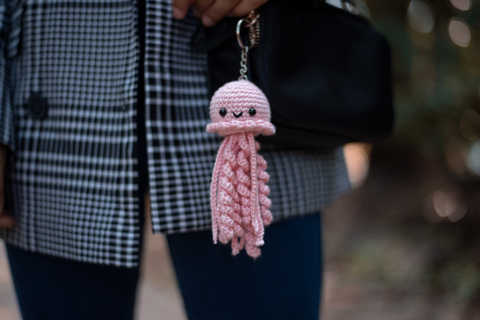 Jellyfish Keychain / Kawaii Keychain / Amigurumi Crochet - Etsy