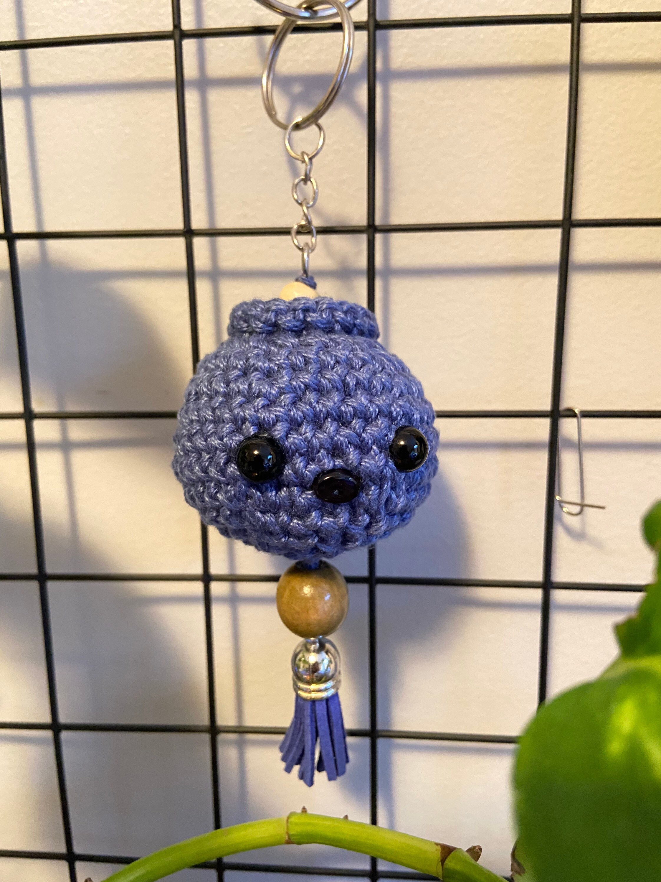 Blueberry Keychain / Kawaii Keychain / Blueberry Amigurumi - Etsy UK