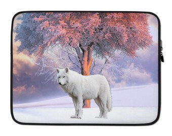 Wolf Laptop Sleeve - Etsy