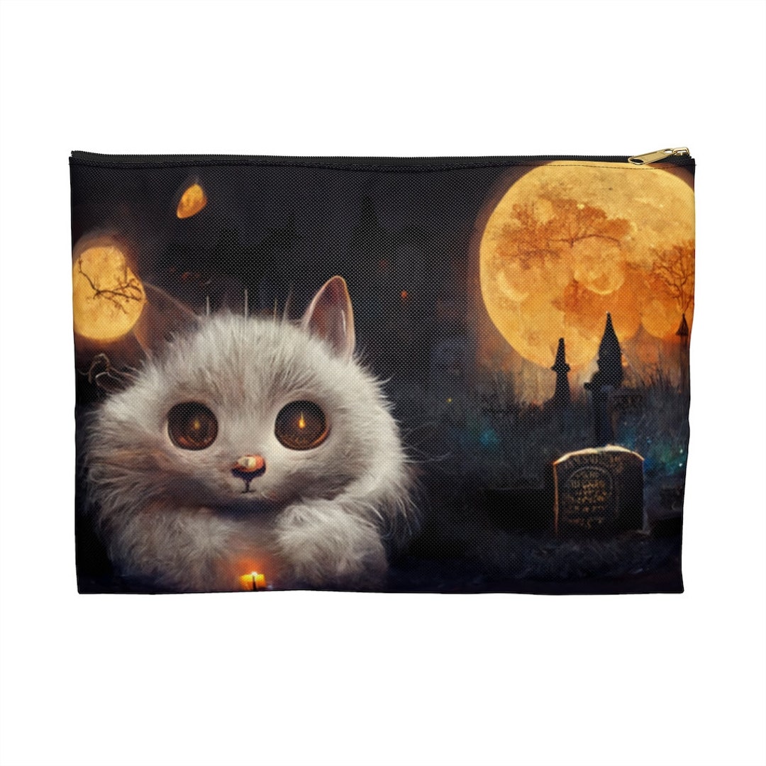 Grave Kitten: Willow Wisp Goth Pouch Bag With Zipper - Etsy