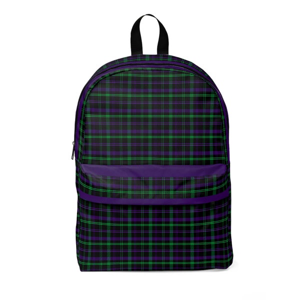Plaid Backpack - Etsy