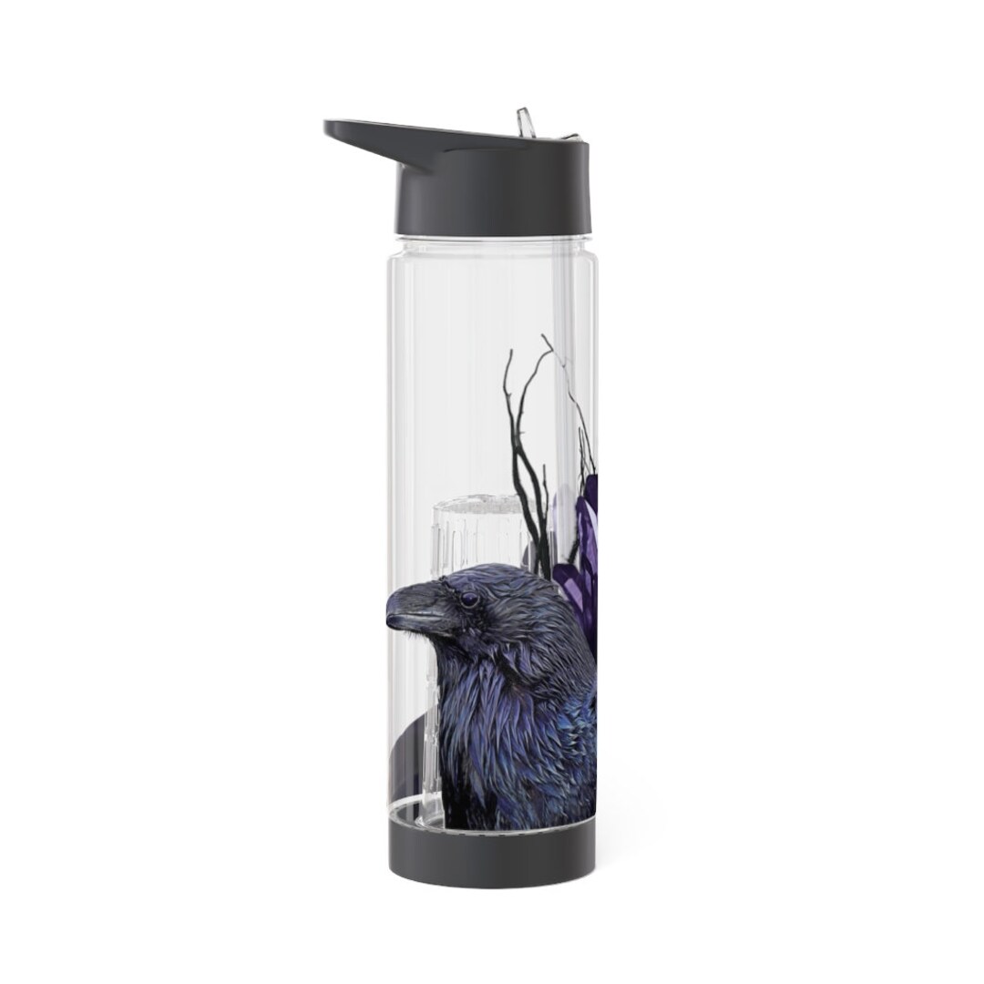 The Raven's Stone Infuser Goth Water Bottle - Etsy