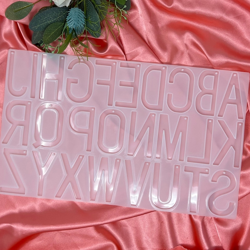 Silicone Letter Resin Mold - Etsy