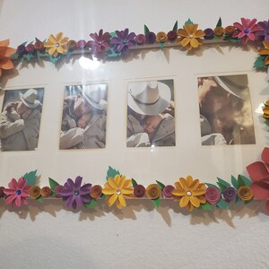 Paper Flower Picture Frame - Etsy