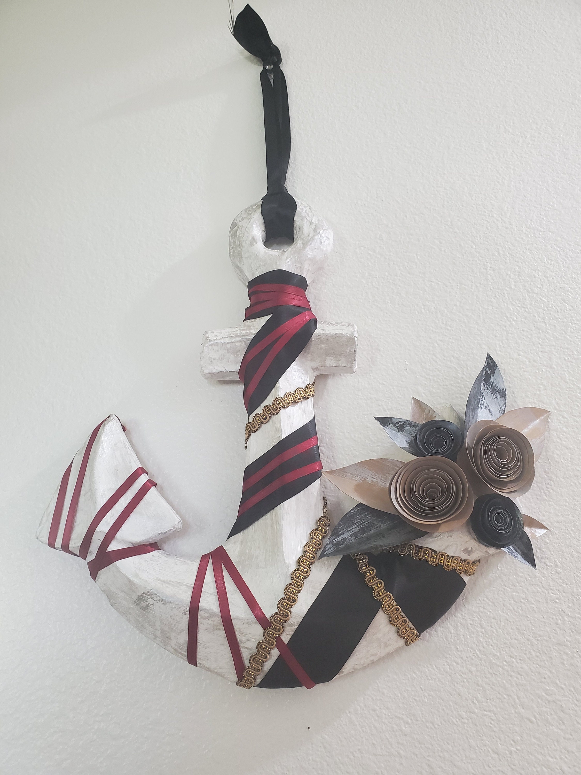 Floral Anchor: White/black Edition - Etsy