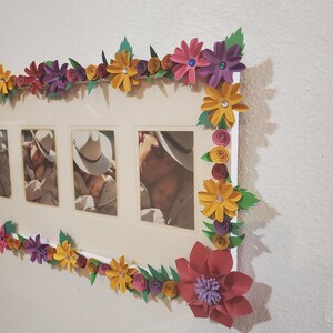 Paper Flower Picture Frame - Etsy