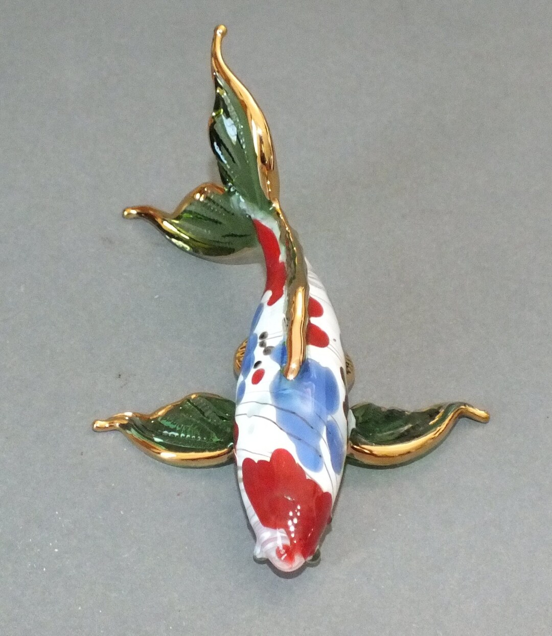 Unique Handmade Glass Fish Figure Statue Thailand FREE SHIPPING - Etsy