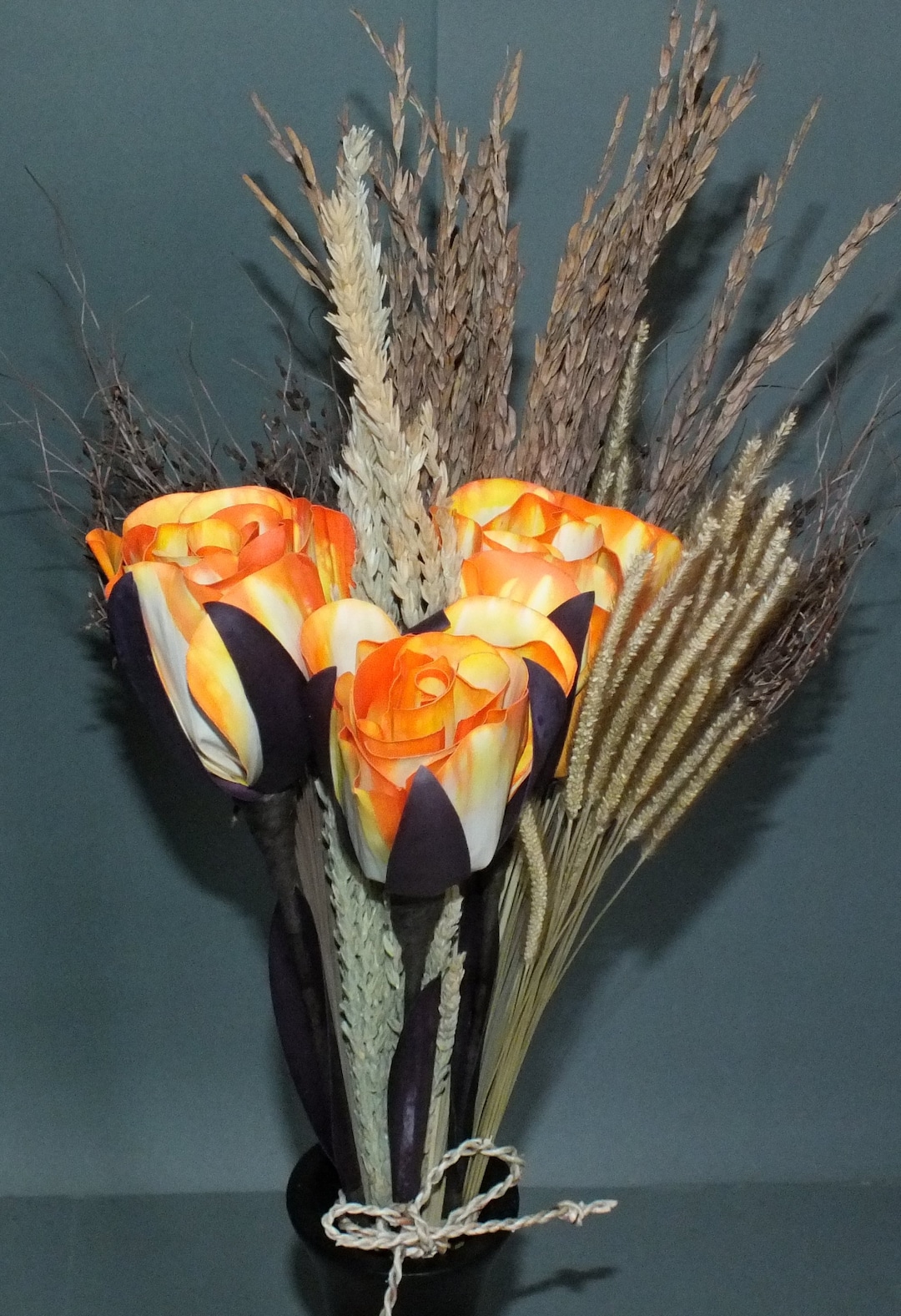 Handmade Flower Arrangement Bunch of Flowers ALL NATURAL Plant Material ...