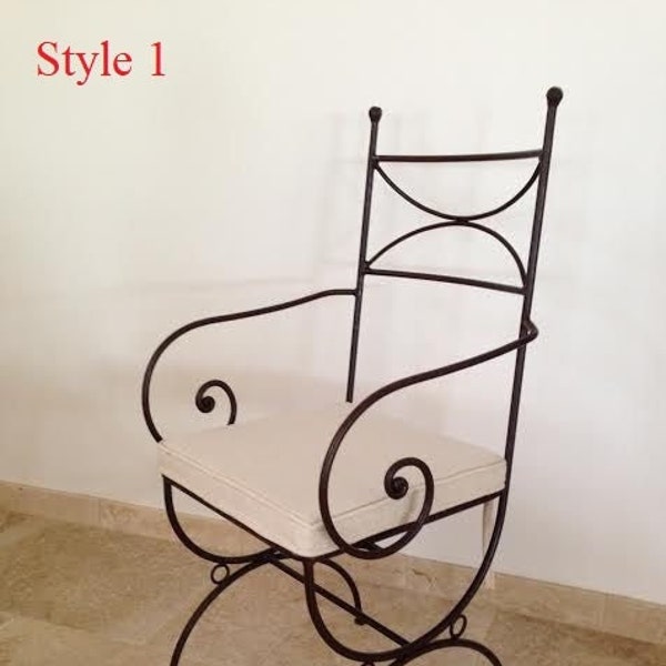 Wrought Iron Chairs - Etsy