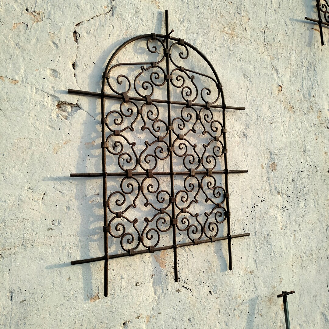 Decorative Wrought Metal Grille, Patterned Wrought Iron Windows ...