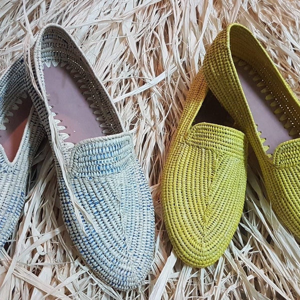Raffia Shoes - Etsy