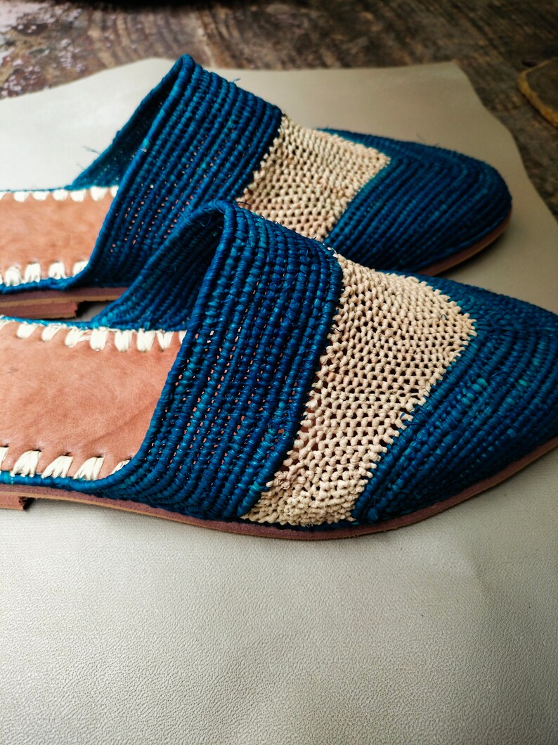 Natural Raffia Sandals - Etsy