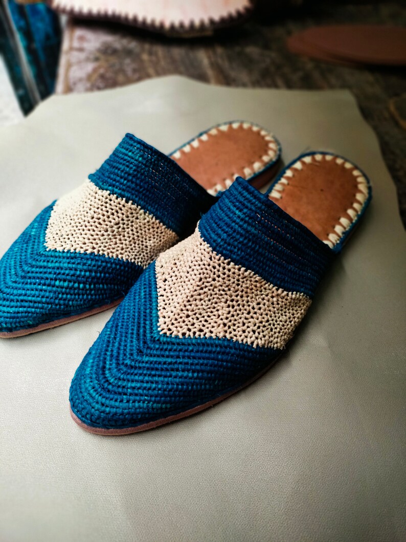 Natural Raffia Sandals - Etsy