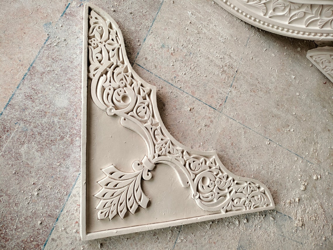 2 set of Moroccan Plaster Gypsum Arches handmade Plaster | Etsy