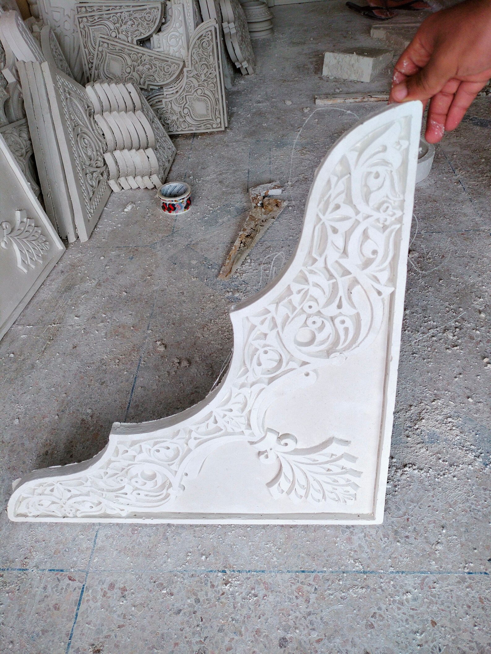 2 set of Moroccan Plaster Gypsum Arches handmade Plaster | Etsy