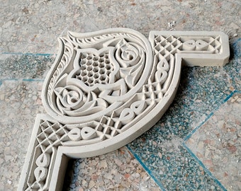 2 Set of Moroccan Plaster Gypsum Arches, Handmade Plaster Arch, 32 Cm ...