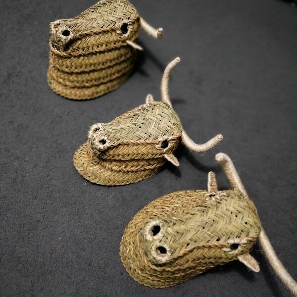 Woven Bull Head - Etsy