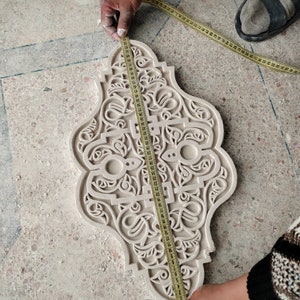 Moroccan Plaster Gypsum Arches, Handmade Plaster Arch, 53 Cm Height ...