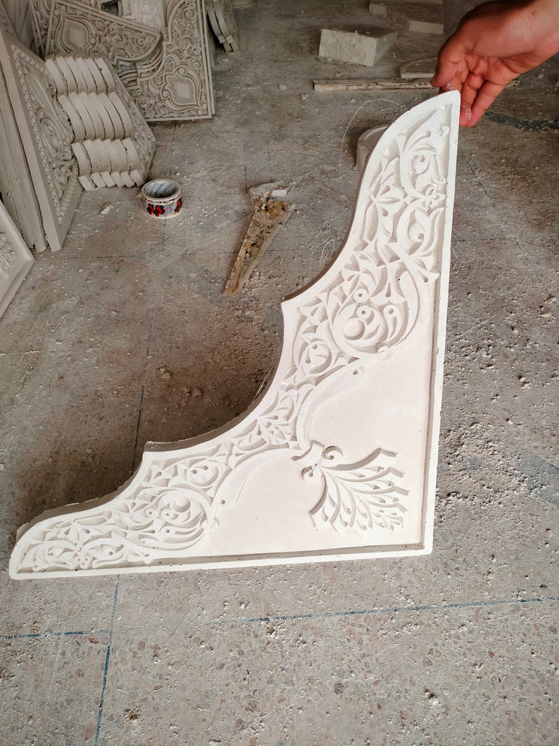 2 set of Moroccan Plaster Gypsum Arches handmade Plaster | Etsy