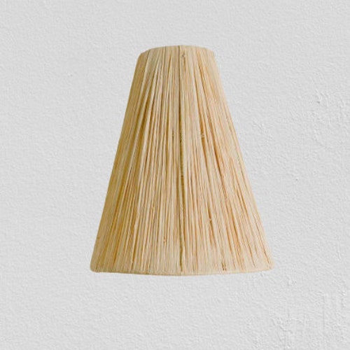 Set of 2 Raffia Wall Lamp - Etsy